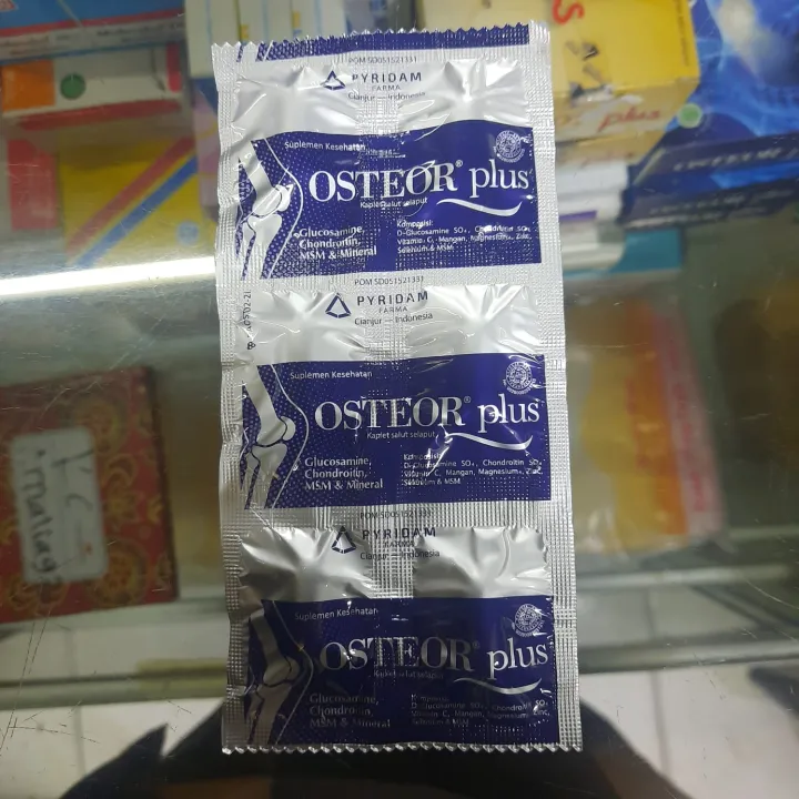 Osteor Plus Per Strip Isi 6 Kaplet - Memelihara Kesehatan Sendi ...