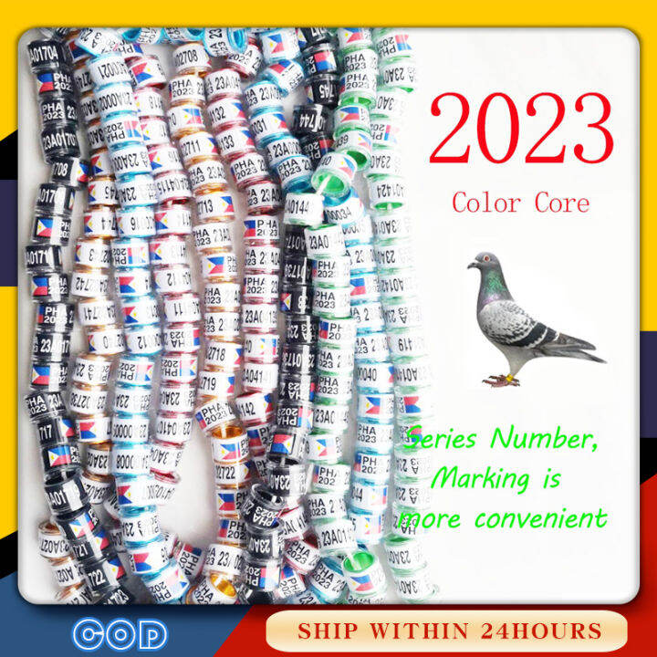 10Pcs Racing Pigeon Ring PHA 2023 Bird Foot Ring Dove ring 2023 ng ...