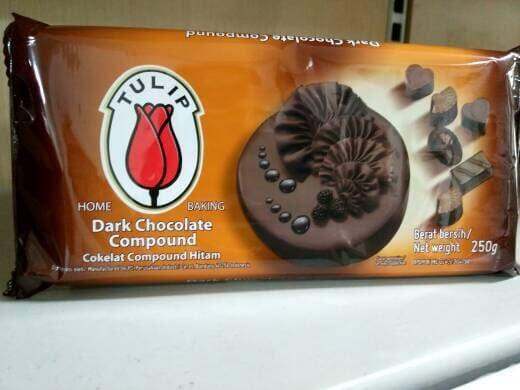 tulip dark chocolate compound 250gr | Lazada Indonesia