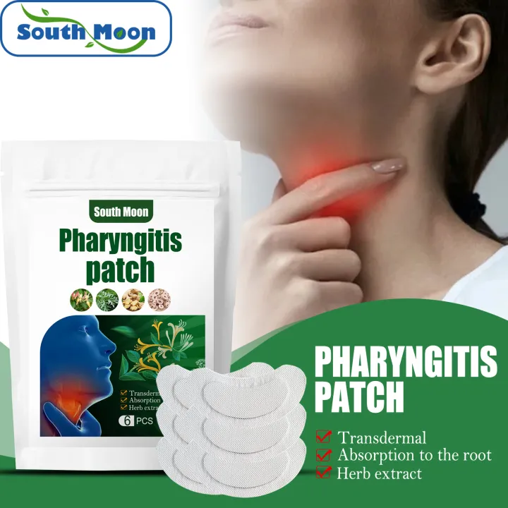 South Moon Pharyngitis Patch Treat Sore Throat Chronic Pharyngitis ...
