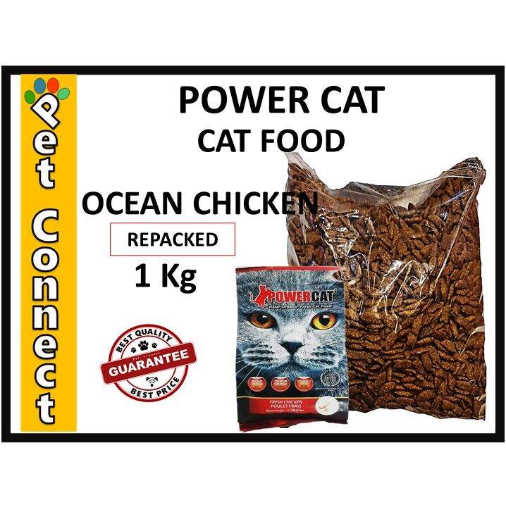 Power Cat FRESH OCEAN CHICKEN Cat Food REPACKED PowerCat 1Kg Repack ...