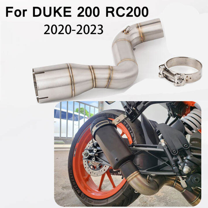 For KTM 200 DUKE 200 RC200 RC 200 2021-2023 Motorcycle Exhaust Middle ...