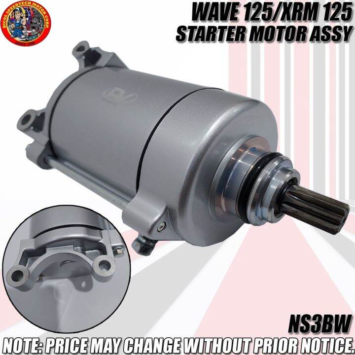 WAVE 125/XRM 125 STARTER MOTOR ASSY (NS3BW) | Lazada PH