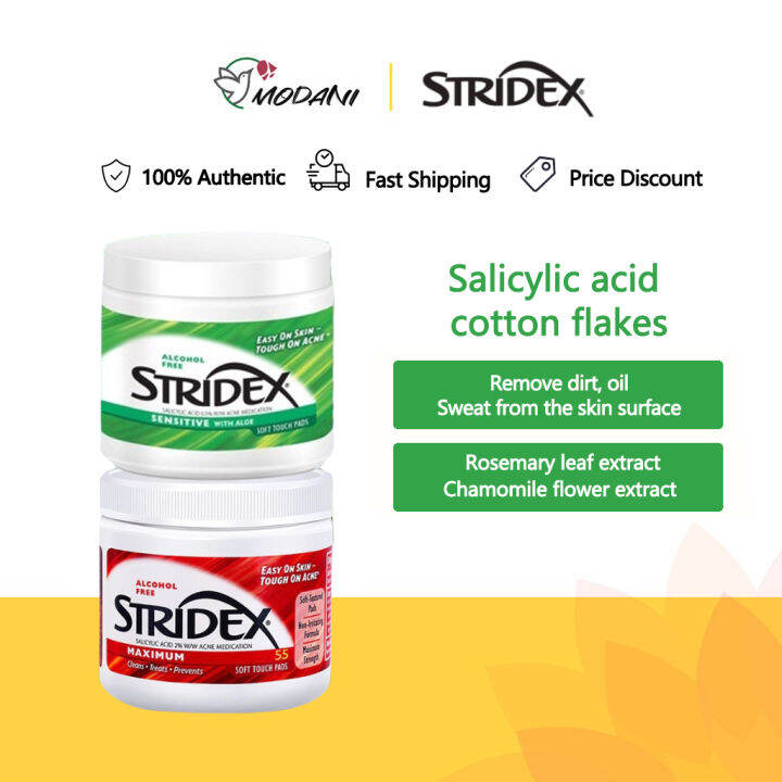 Stredex Salicylic Acid Cotton Tablet facial mask to Remove Mouth ...