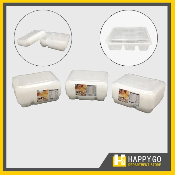 Microwaveable Disposable Safe Meal Prep Food Storage Disposable Plastic ...