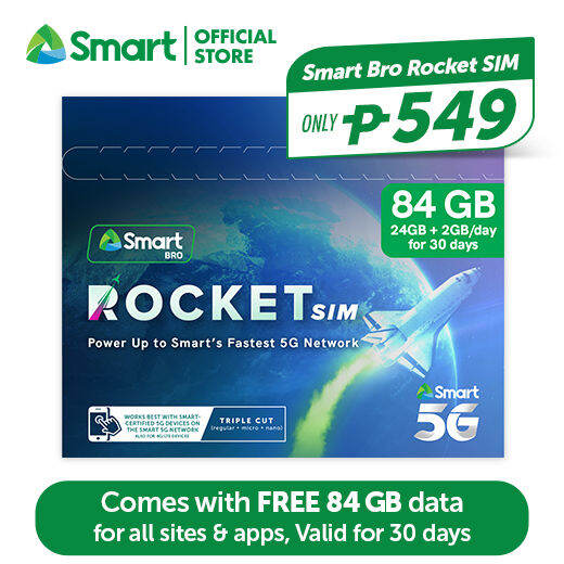 SMART Bro Rocket SIM 549 | Lazada PH