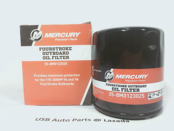 175-300HP V6, V8 FOURSTROKE OIL FILTER BRAND MERCURY 4-STROKE OUTBOARD ...