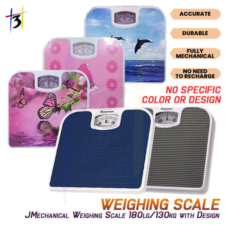 Mechanical Weighing Scale 180lg/130kg with Design -Timbangan (NOTE: NO ...