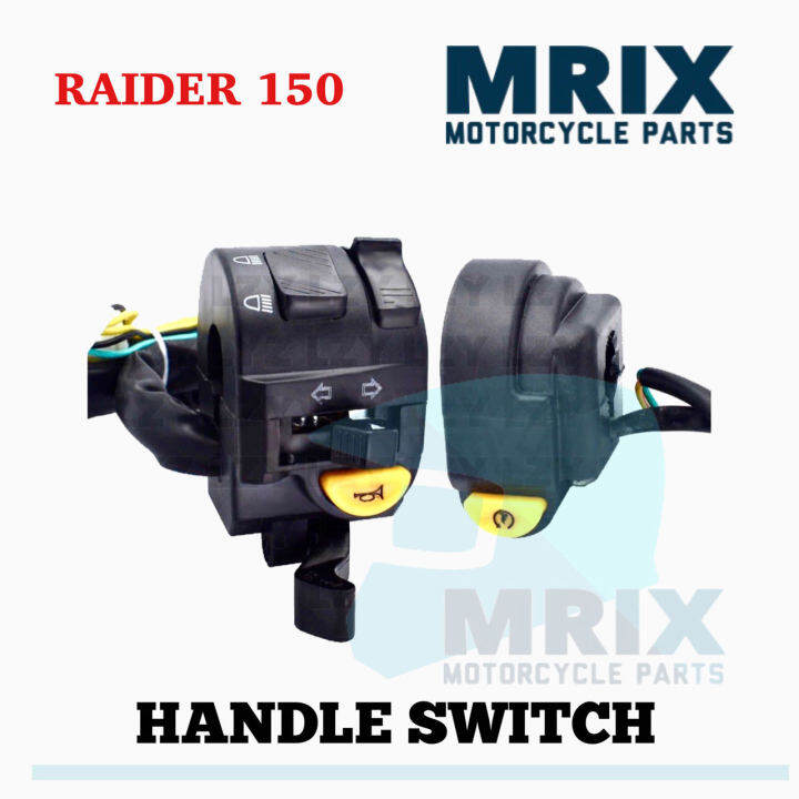 RAIDER 150 HANDLE SWITCH ASSY (LEFT/RIGHT) SET FOR MOTORCYCLE | Lazada PH