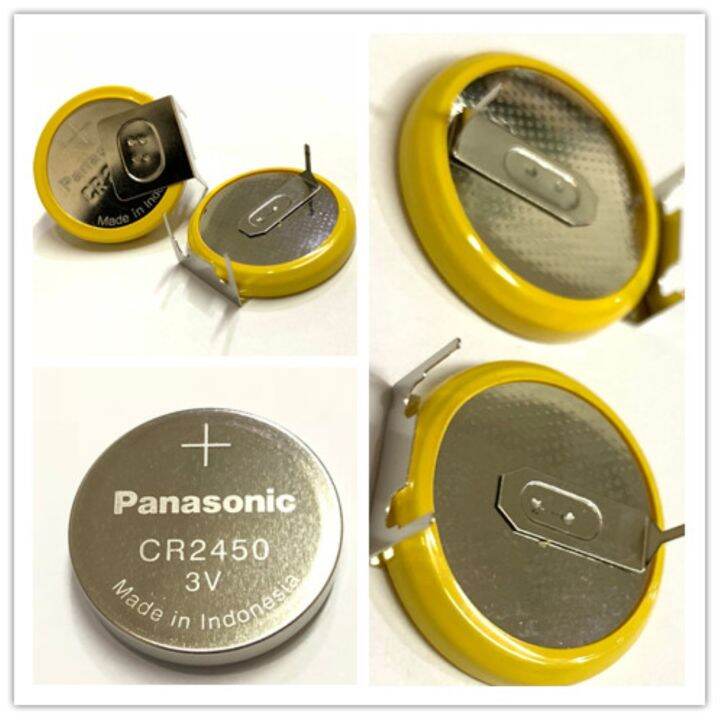 Original/2022 New ♝♙ Panasonic CR2450 with feet 3V button battery ...