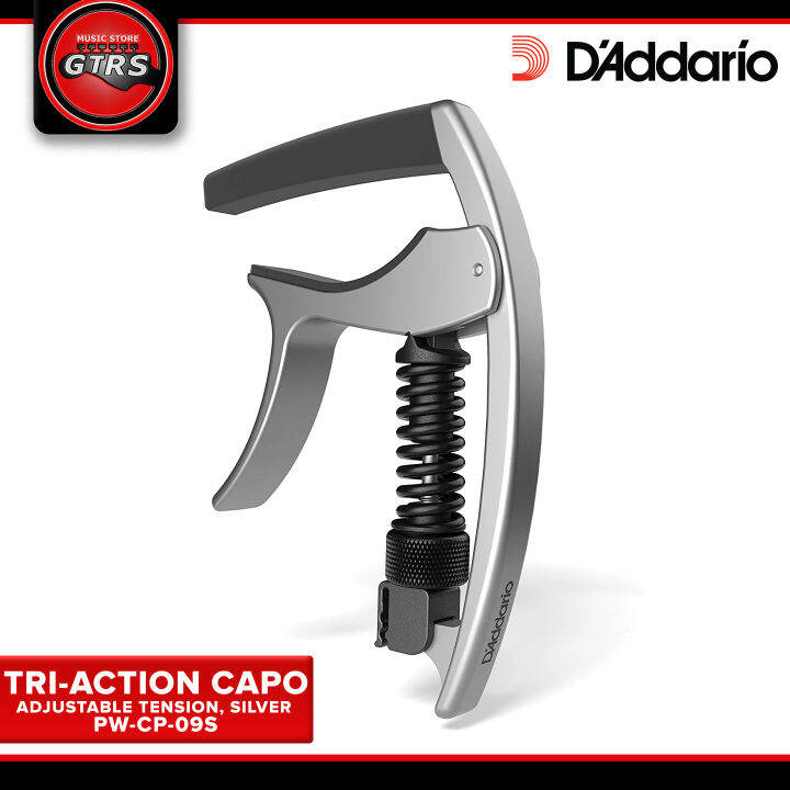 D'Addario Tri-Action Capo Adjustable Tension Guitar Capo | Lazada PH