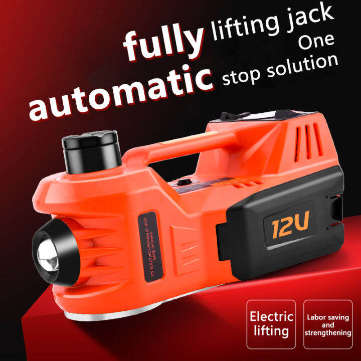 DEKES Car Electric Jacks Tool 12V 5Ton 4 In 1 Hydraulic Floor Car Jack ...