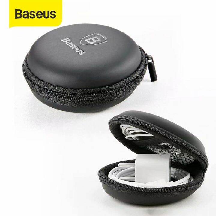 Baseus Earphone Bag Earbuds Carrying Bag Case Memory Card USB Cable ...
