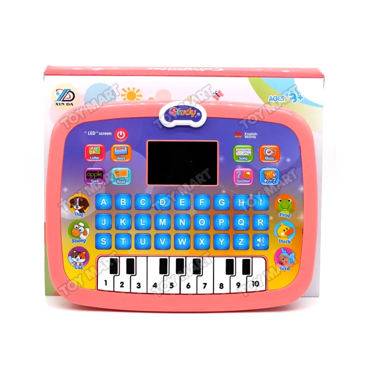Educational Computer w/ LED Screen Toy Tablet for Kids Learning Toy ...