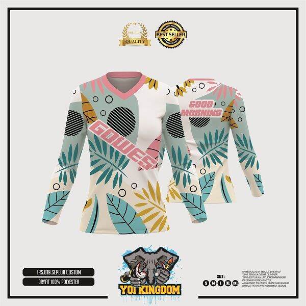 Jersey Gowes custom desain | custom nama & logo | Lazada Indonesia