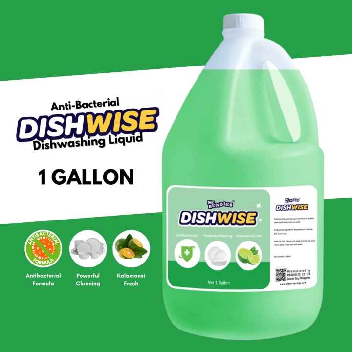 DishWise (1 GALLON ) Kalamansi AntiBacterial Dishwashing Liquid | Lazada PH