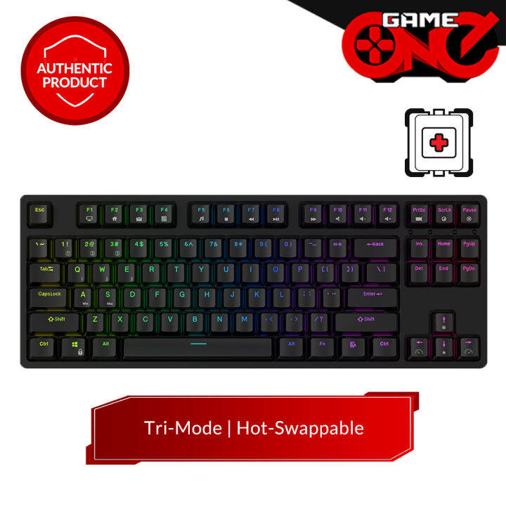 RK Royal Kludge RK87 Tri-Mode 87-Keys TKL Mechanical Gaming Keyboard ...