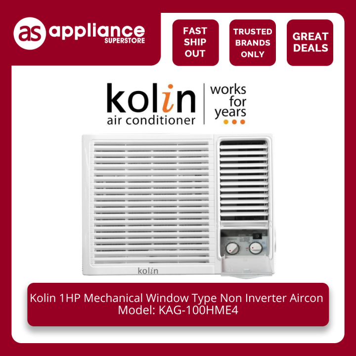 Kolin 1HP Mechanical Window Type Non Inverter Aircon KAG-100HME4 ...