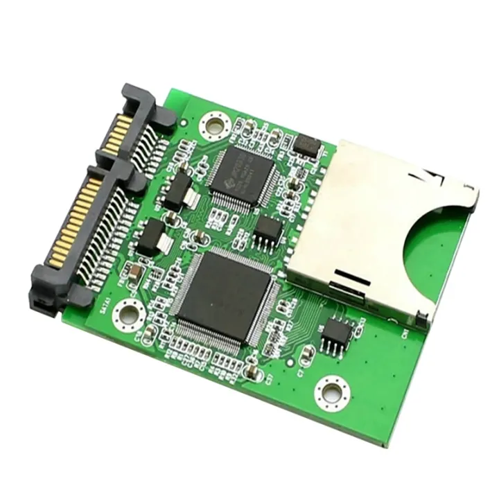 SD to SATA Hard Disk Adapter Card SD/TF Card Copy 15PIN+7PIN 2.5 Inch SSD SATA Adapter Card for ...