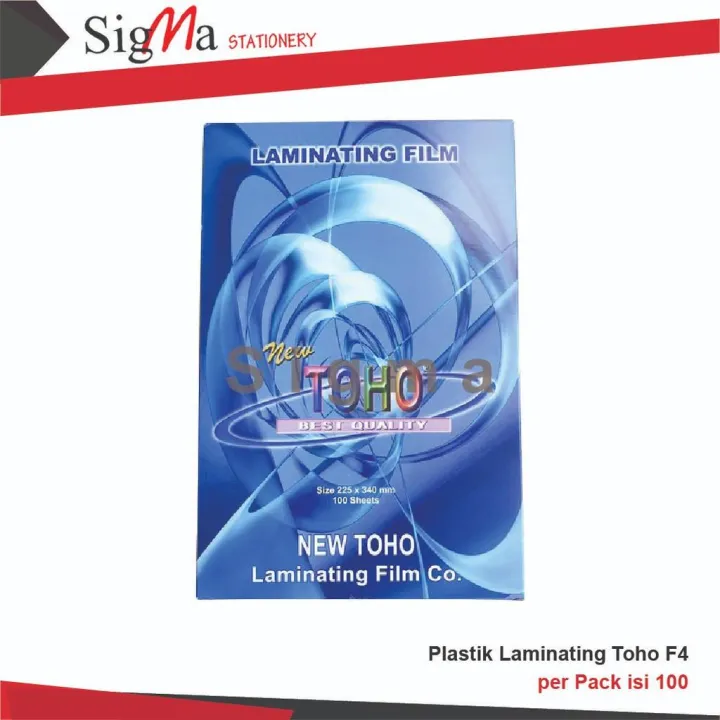 PLASTIK LAMINATING F4 TOHO PACK | Lazada Indonesia