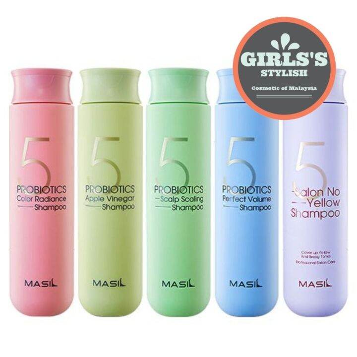 Masil 5 Salon No Yellow / Color Radiance Probiotics Shampoo 300ml | Lazada