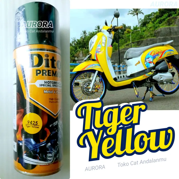 Cat Kuning Diton Premium Tiger Yellow 9425 Kuning Cerah Bagus Solid ...