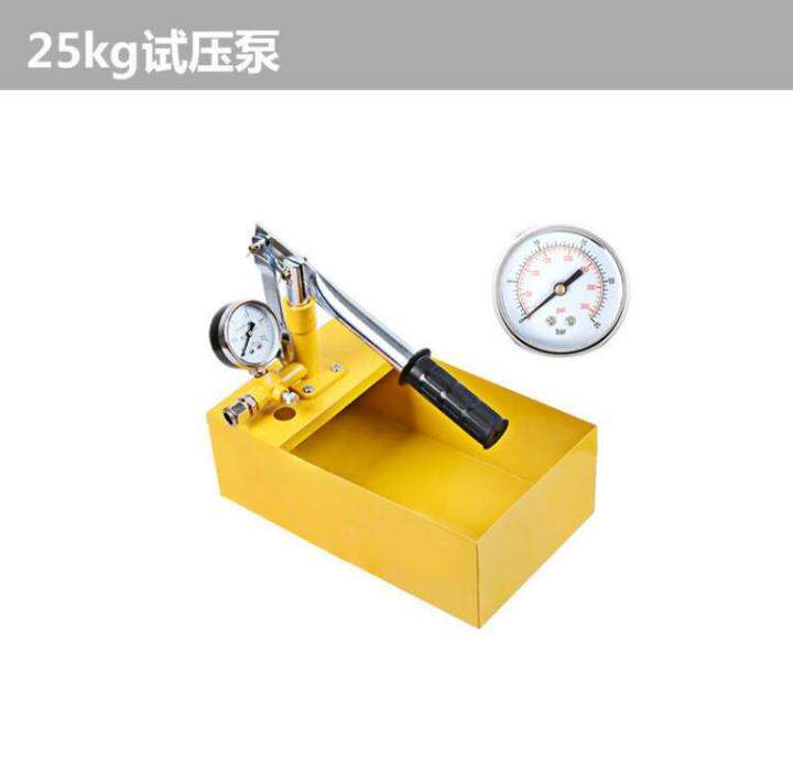 Water Pressure Test Pump Water Pipe Line Installation Heating System Water Leakage Pressure