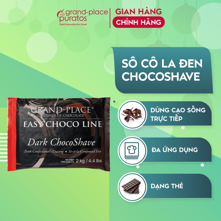 Socola Compound Chocoshave Đen Puratos Grand-Place VN-2kg-Gp-4116135 ...
