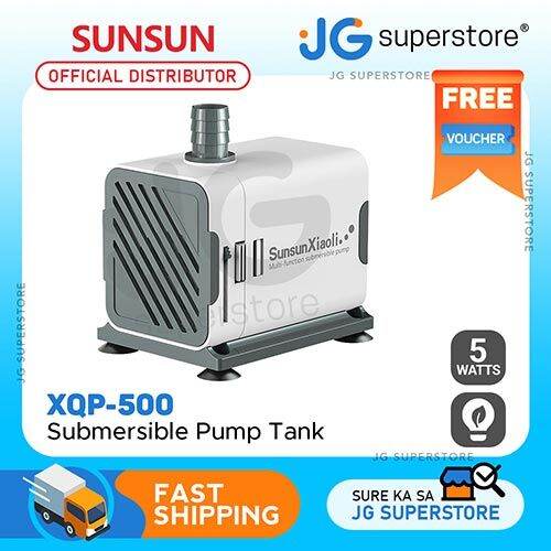 SUNSUN Xiaoli XQP Series 240V 60Hz Ultra-Quiet Tank Filtration Multifunctional Submersible Pump ...