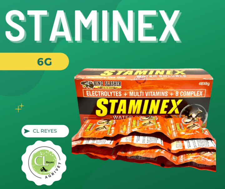[CL REYES AGRIVET] 12 SACHET ( 6g ) KING SLASHER STAMINEX ...