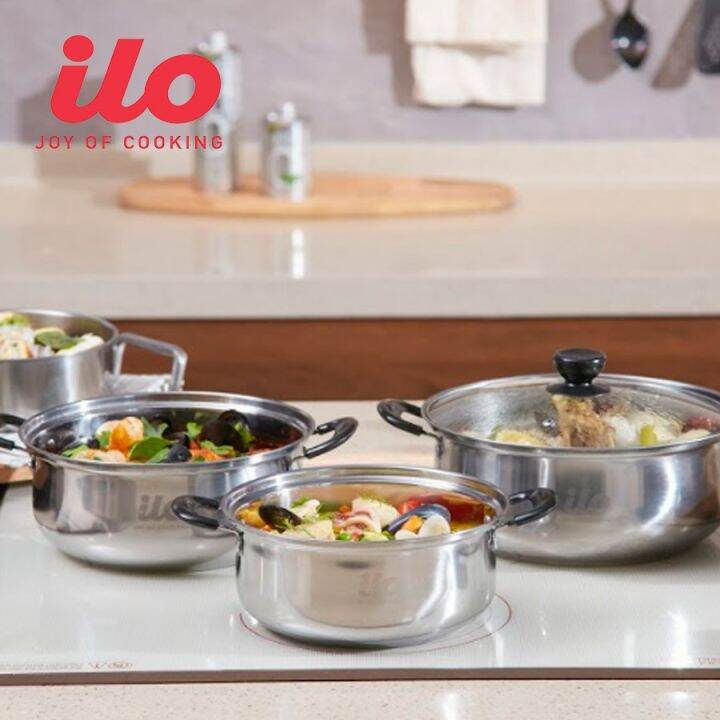 ilo 27-Piece Stainless Cookware Set | Lazada PH