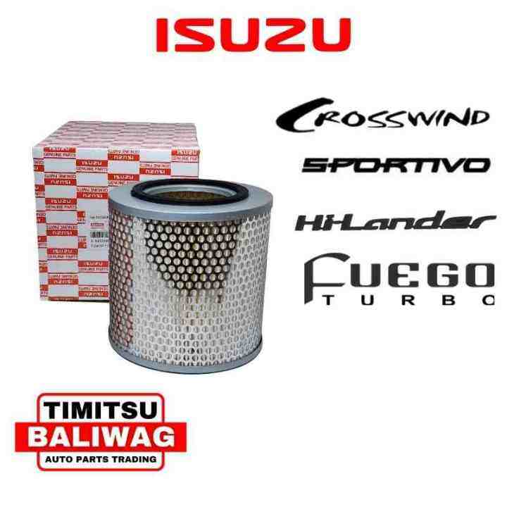ISUZU GENUINE PARTS AIR FILTER ISUZU CROSSWIND SPORTIVO HI-LANDER PICK ...