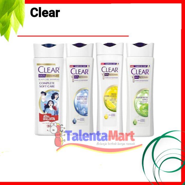 Shampo Clear Complete Soft Care / SuperFresh Apple / Lemon Fresh ...