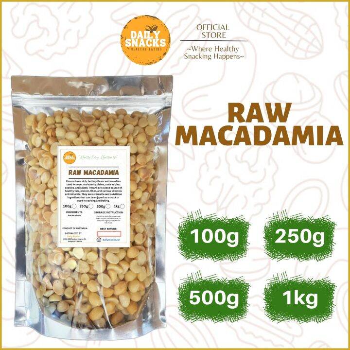 Daily Snacks Raw Macadamia | Lazada PH