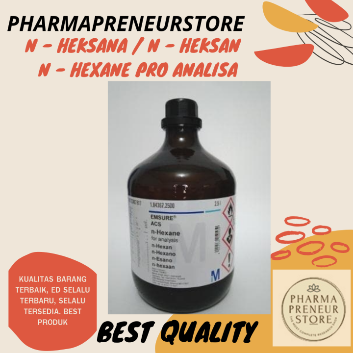 N - Heksana / N - Heksan / N - Hexane Pro Analisa Best Quality per ML ...