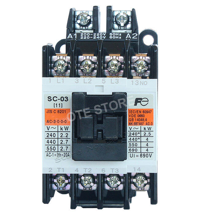 FUJI AC110V / 240V / 415V Magnetic Contactor 富士交流接触器 SC-03 / SC-0 / SC ...