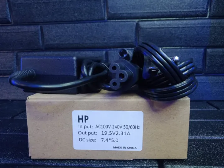 Hp Laptop Charger 19.5V 2.31A (shaqnet) | Lazada PH