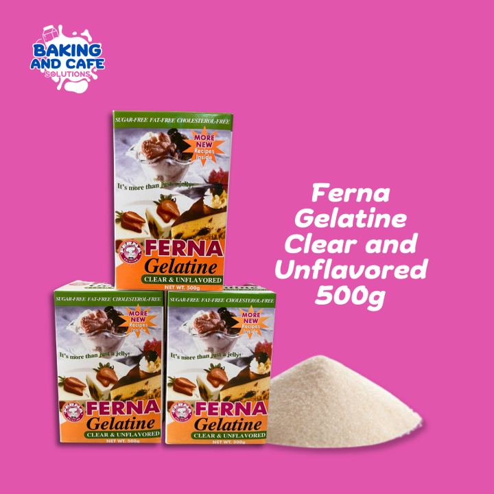 Ferna Gelatine Clear and Unflavored 500g | Lazada PH