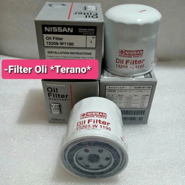 FILTER OLI TERANO - SARINGAN OLI TERANO 15208-W1190 | Lazada Indonesia