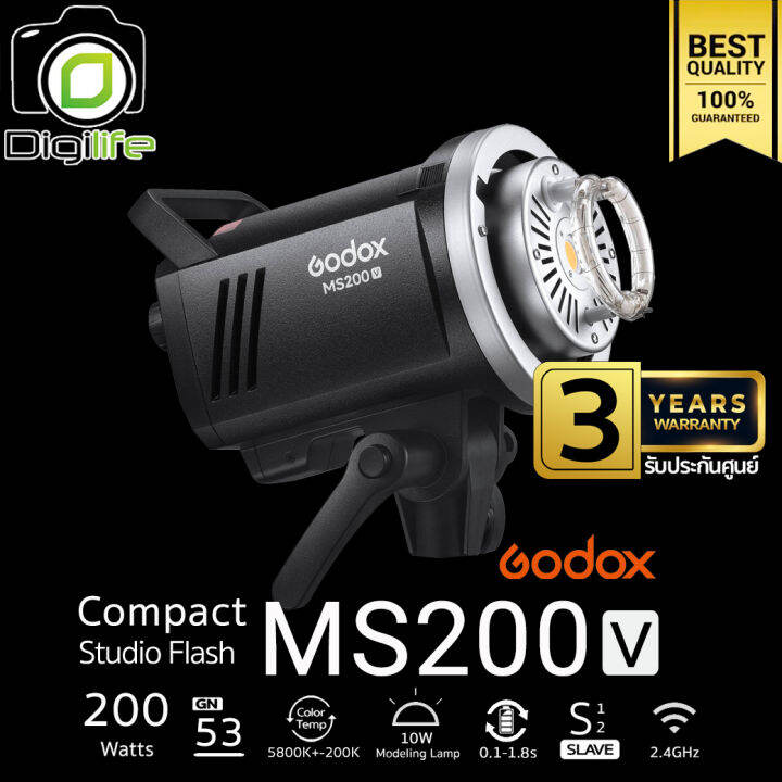 Godox Flash MS200V 200W 5800K Bowen Mount - รับประกันศูนย์ Godox ...