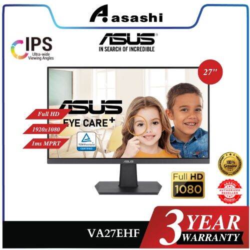 ASUS VA27EHF 27" FHD IPS 1ms 100Hz EYE CARE GAMING MONITOR | Lazada