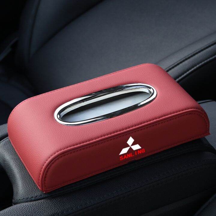 Mitsubishi Premium Leather Car Tissue Box outlawed Adventure KUDA ...