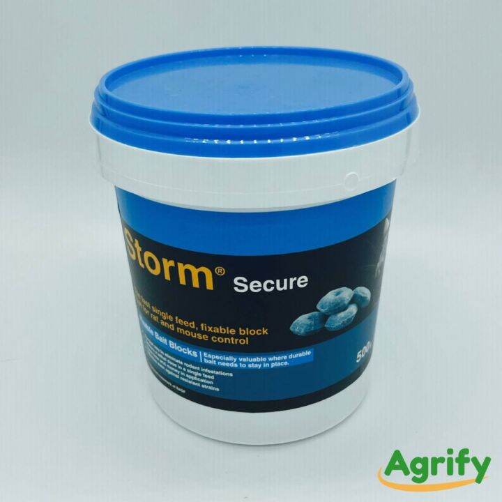 Storm Secure 500g Rodenticide Bait Blocks Pest Control Use rat daga ...