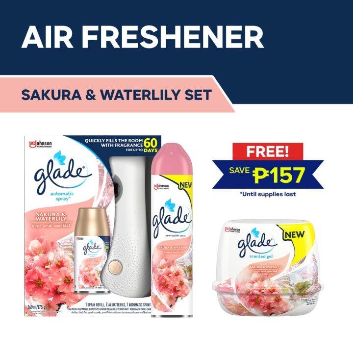 Glade Sakura and Waterlily Gift Set aromatherapy | Lazada PH