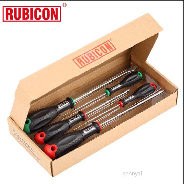 Japan RUBICON Hardened Magnetic Screwdriver Set 500-5A | Lazada