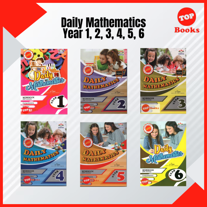 [TOPBOOKS Geetha] Buku Latihan : Daily Mathematics Year 1 2 3 4 5 6 ...