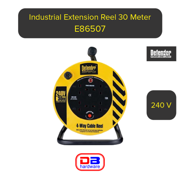 Defender Industrial Extension Reel 30 Meter E86507 | Lazada