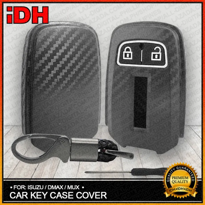 ABS Hard plastic carbon key cover Isuzu D Max Dmax Truck Mux 3 buttons ...