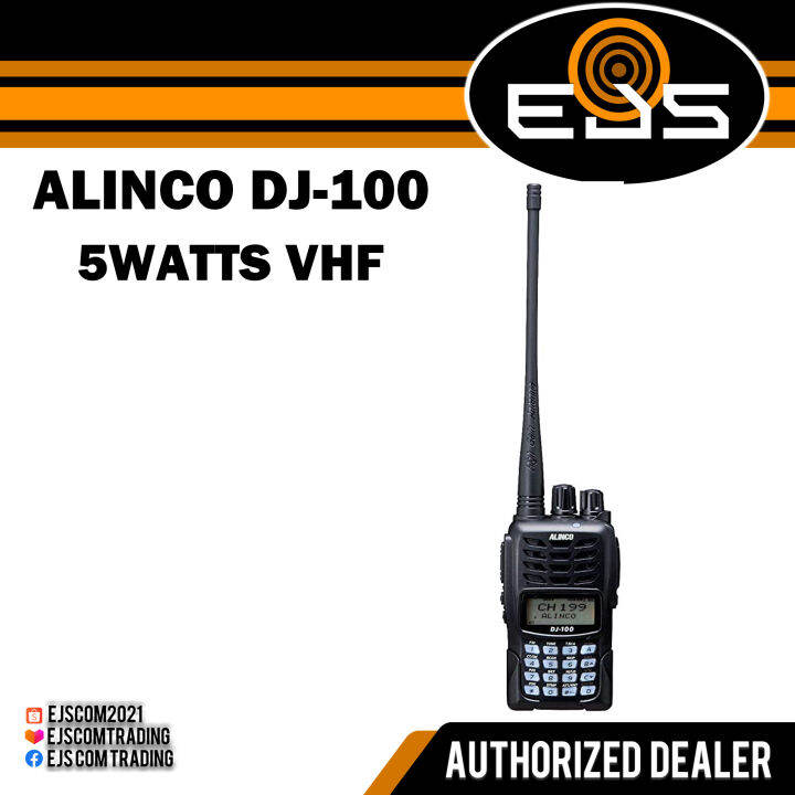 ALINCO DJ-100 VHF PORTABLE RADIO | Lazada PH