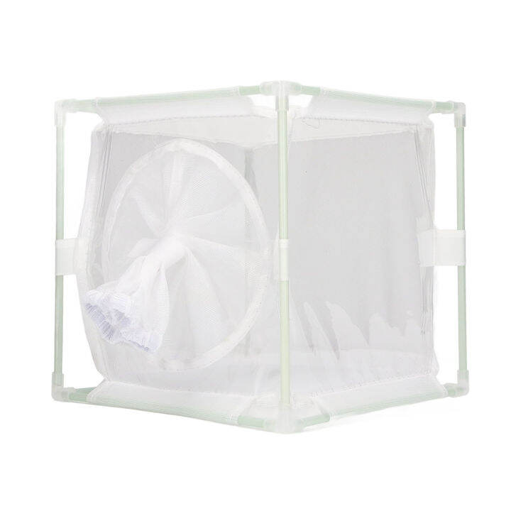 Insect Observation Cage PVC Mesh White Reusable Butterfly Habitat ...